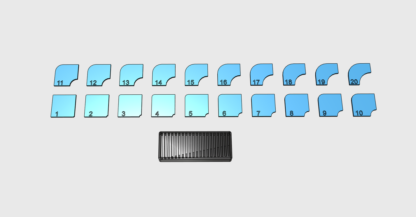 Radius Templates - Files for 3D Printing – Layer Fifty Five